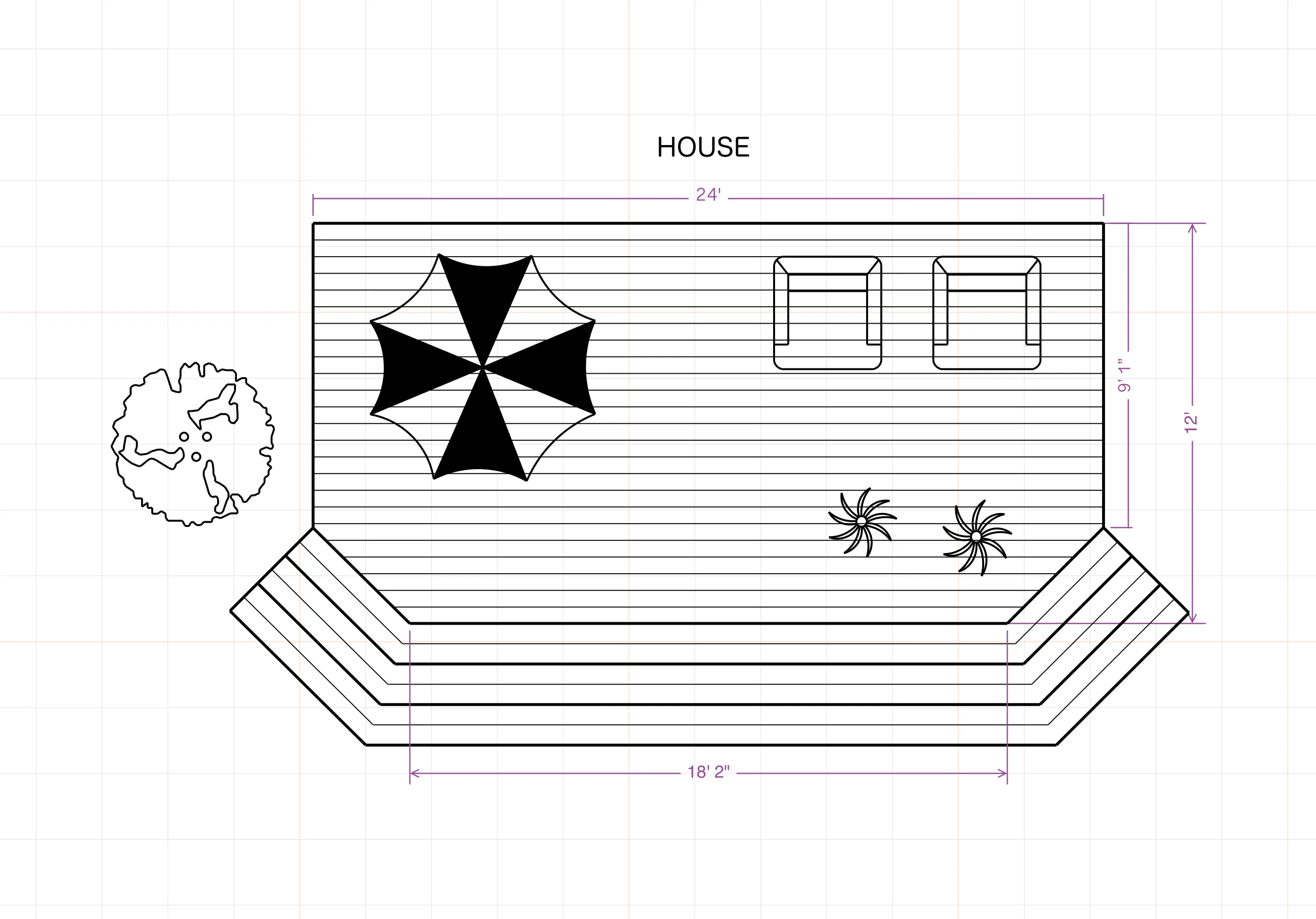 12x20 Deck Framing Layout - Simple Joist Layout for Your New Deck